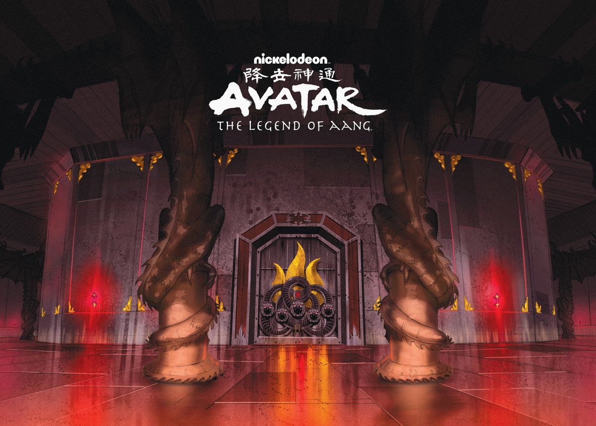 'Fire Temple' Poster, picture, metal print, paint by Avatar: The Last ...