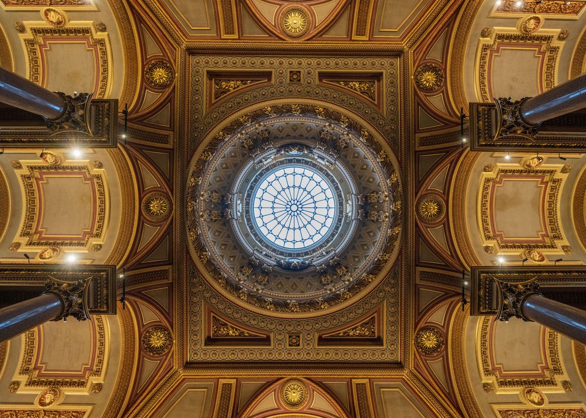 'Fitzwilliam Museum' Poster, picture, metal print, paint by Travelling ...