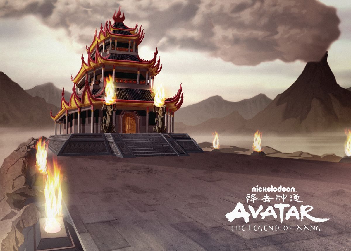 'Crescent Island Temple' Poster, picture, metal print, paint by Avatar ...