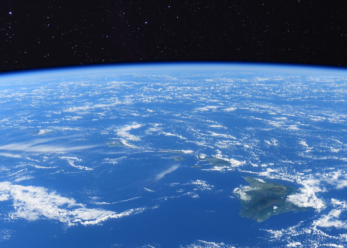 'Hawaii from Space' Poster, picture, metal print, paint by Marcel ...
