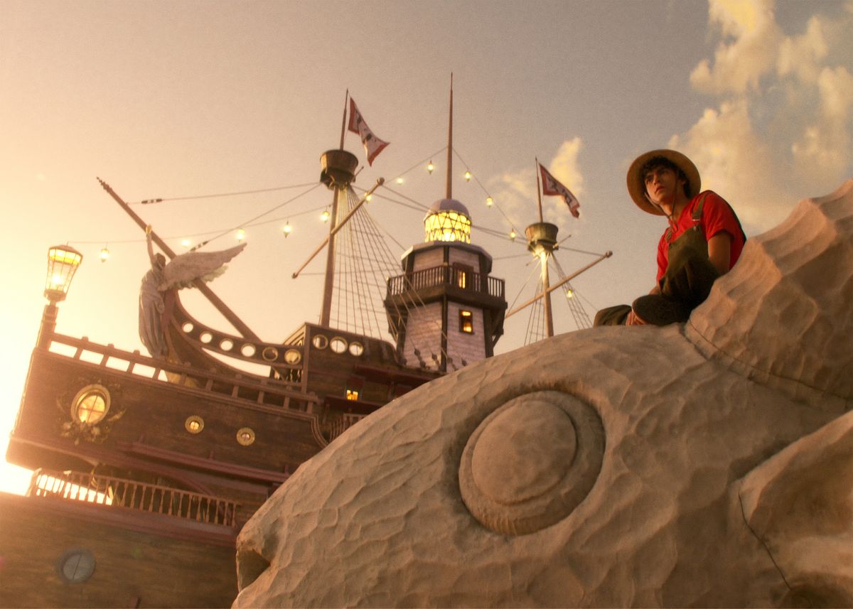 'Luffy's Ship' Poster, picture, metal print, paint by One Piece Live ...