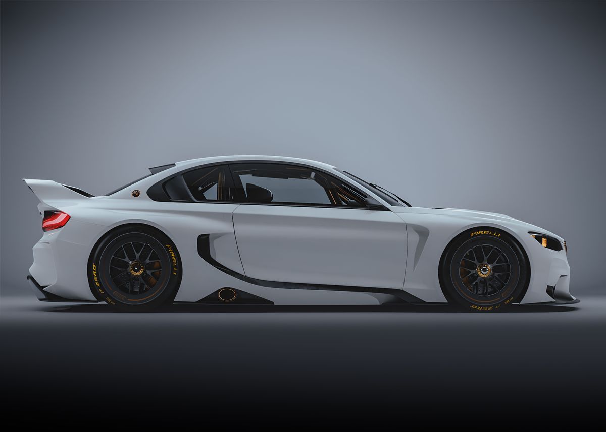 'BMW VISION GT SIDE VIEW' Poster, picture, metal print, paint by Nex ...