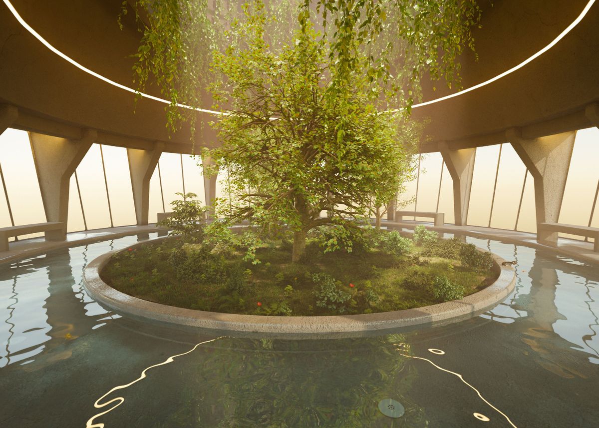 'Indoor Terrarium' Poster, picture, metal print, paint by DJ Games ...