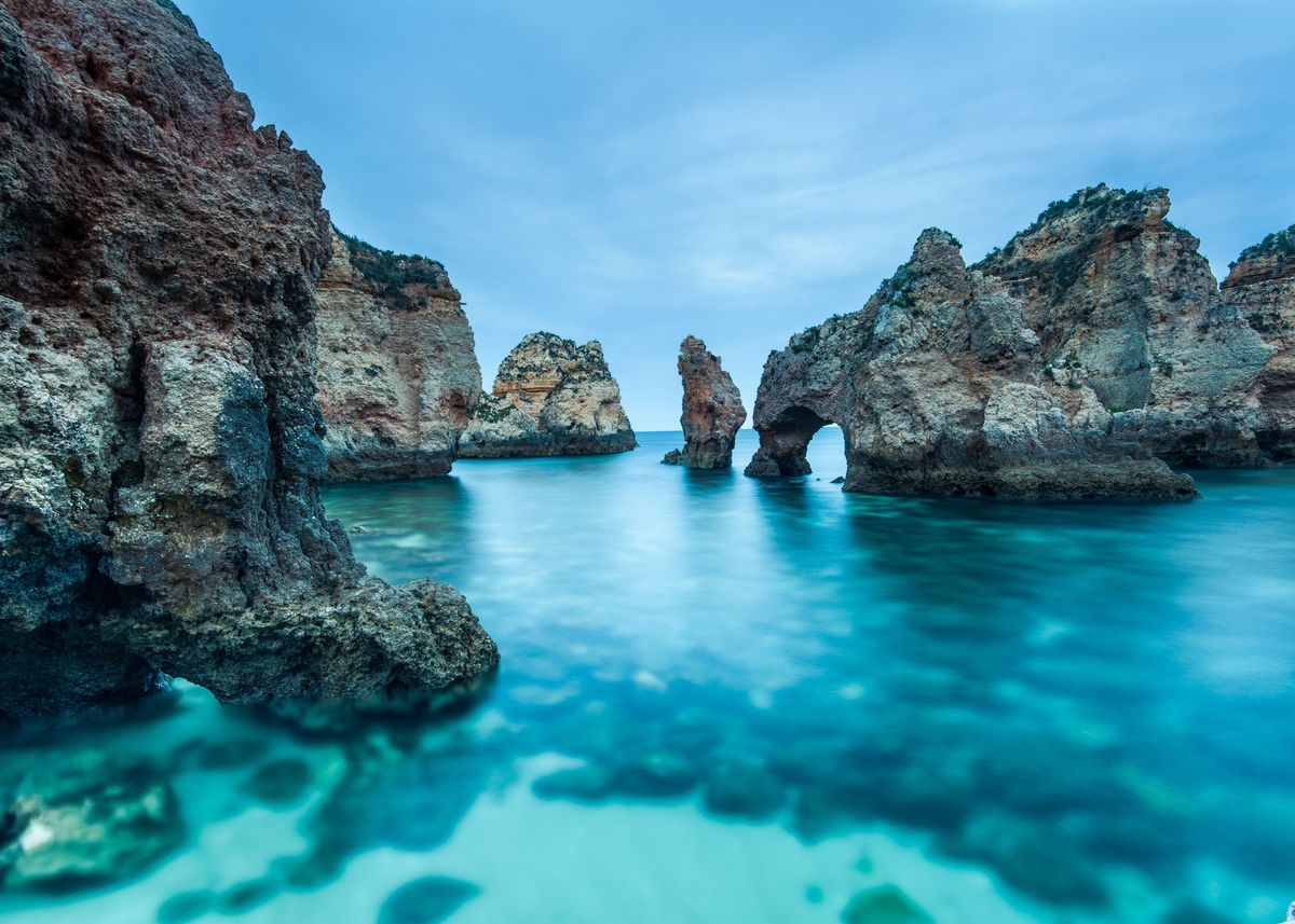 'Ponta da Piedade' Poster, picture, metal print, paint by Nordika ...