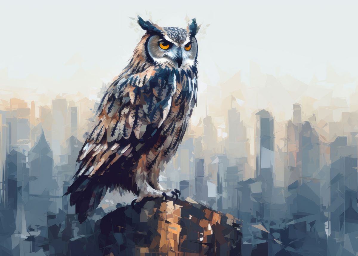 'Flaco king of NYC' Poster, picture, metal print, paint by Thee Owl ...