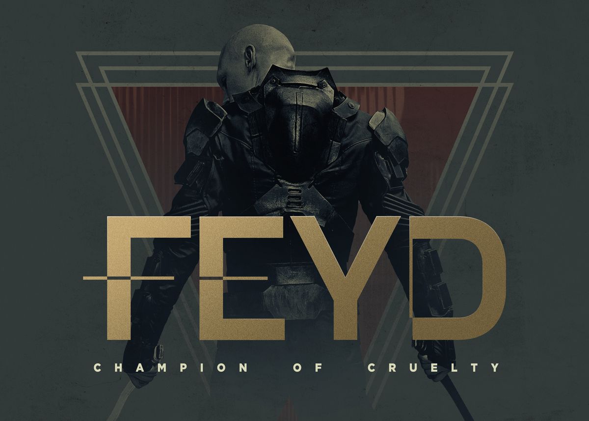 'Feyd Rautha h' Poster, picture, metal print, paint by Dune | Displate