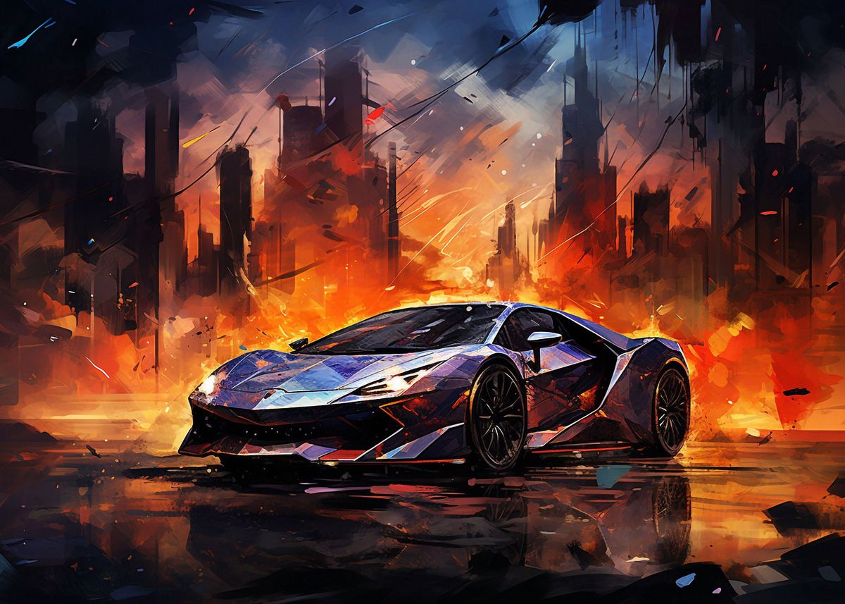 'My Centenario' Poster, picture, metal print, paint by Victoria ...