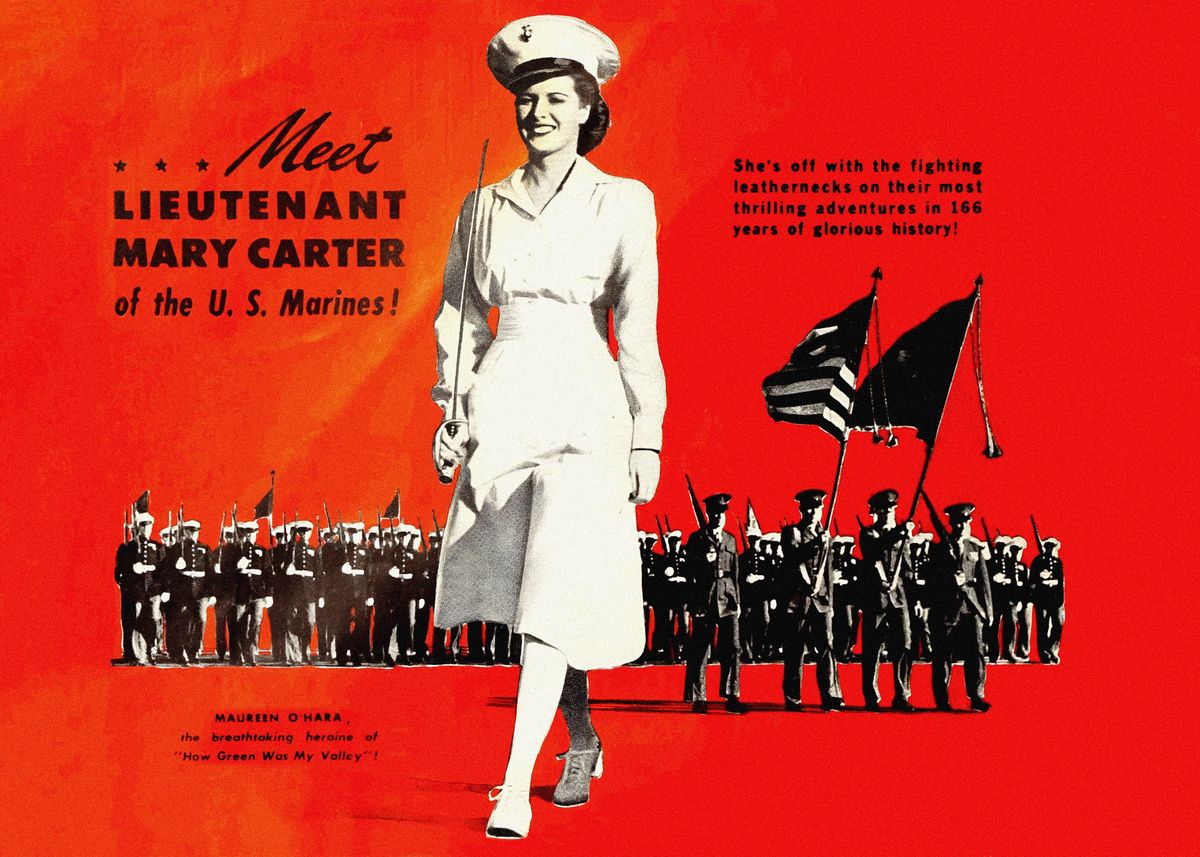 'Meet Lt Mary Carter' Poster, picture, metal print, paint by Broken ...