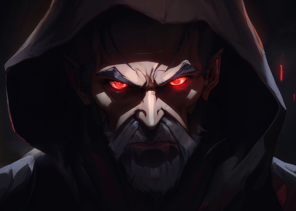 'Alaric Close Up' Poster, picture, metal print, paint by Deadhaus ...