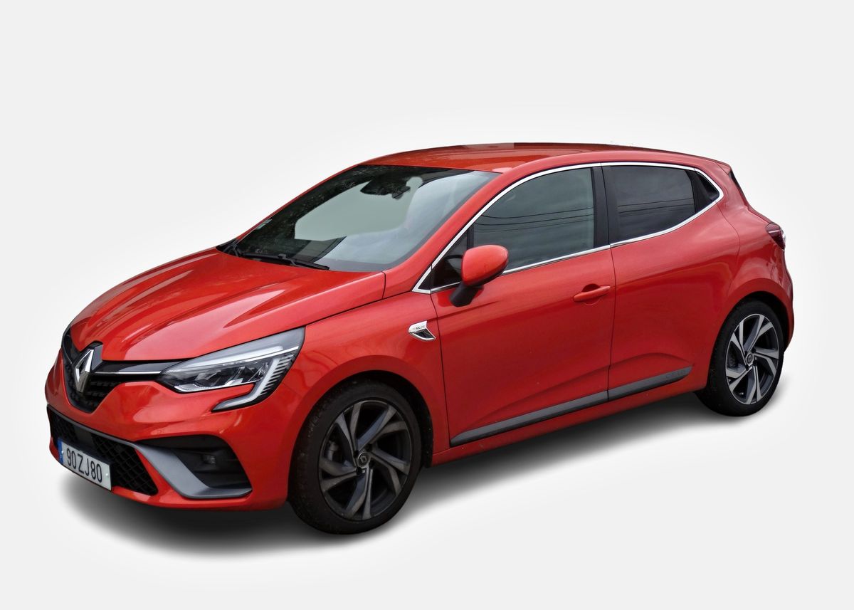 'Modern Renault Clio' Poster, picture, metal print, paint by insideportugal | Displate