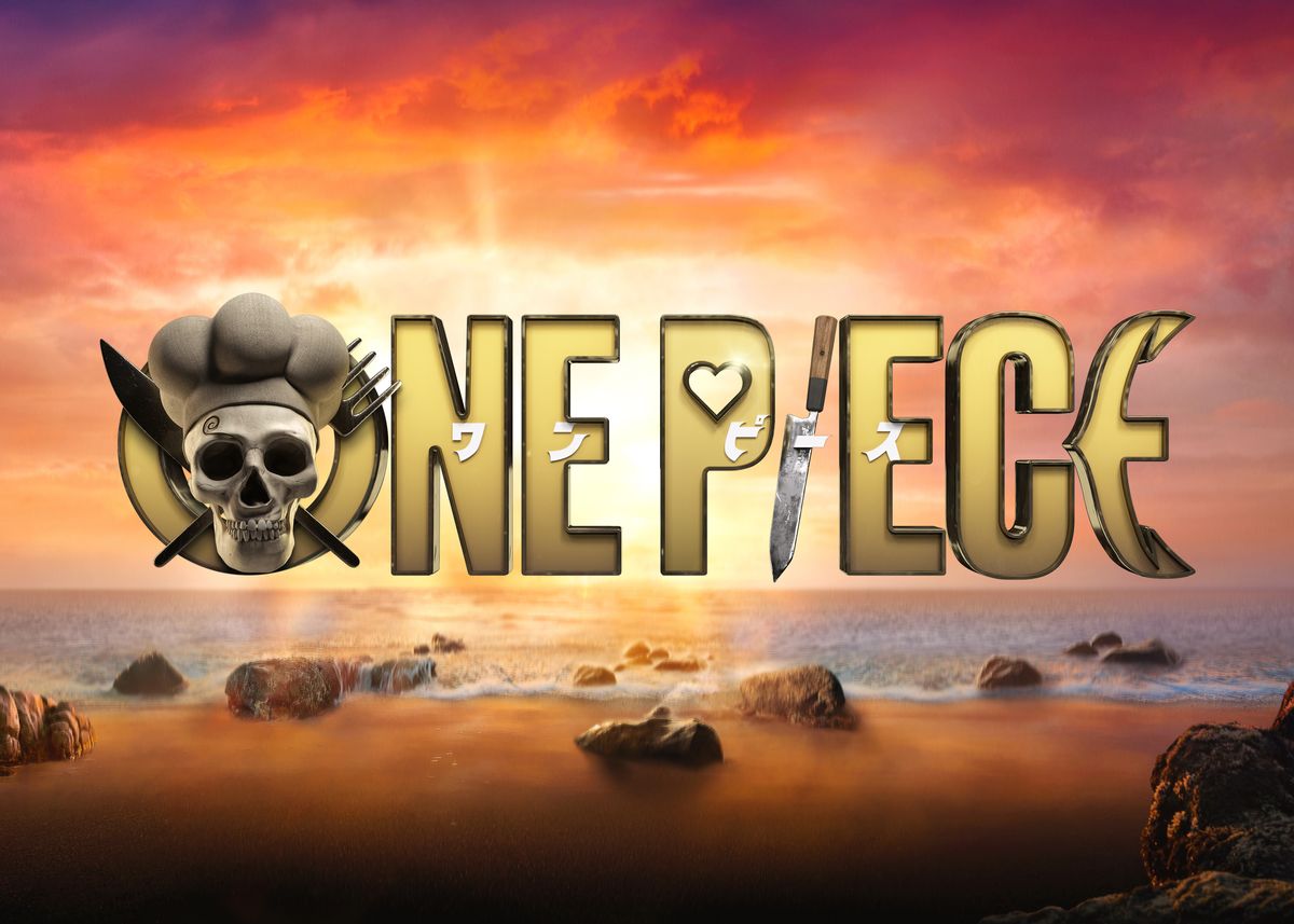 'Sanji Logo' Poster, picture, metal print, paint by One Piece Live ...