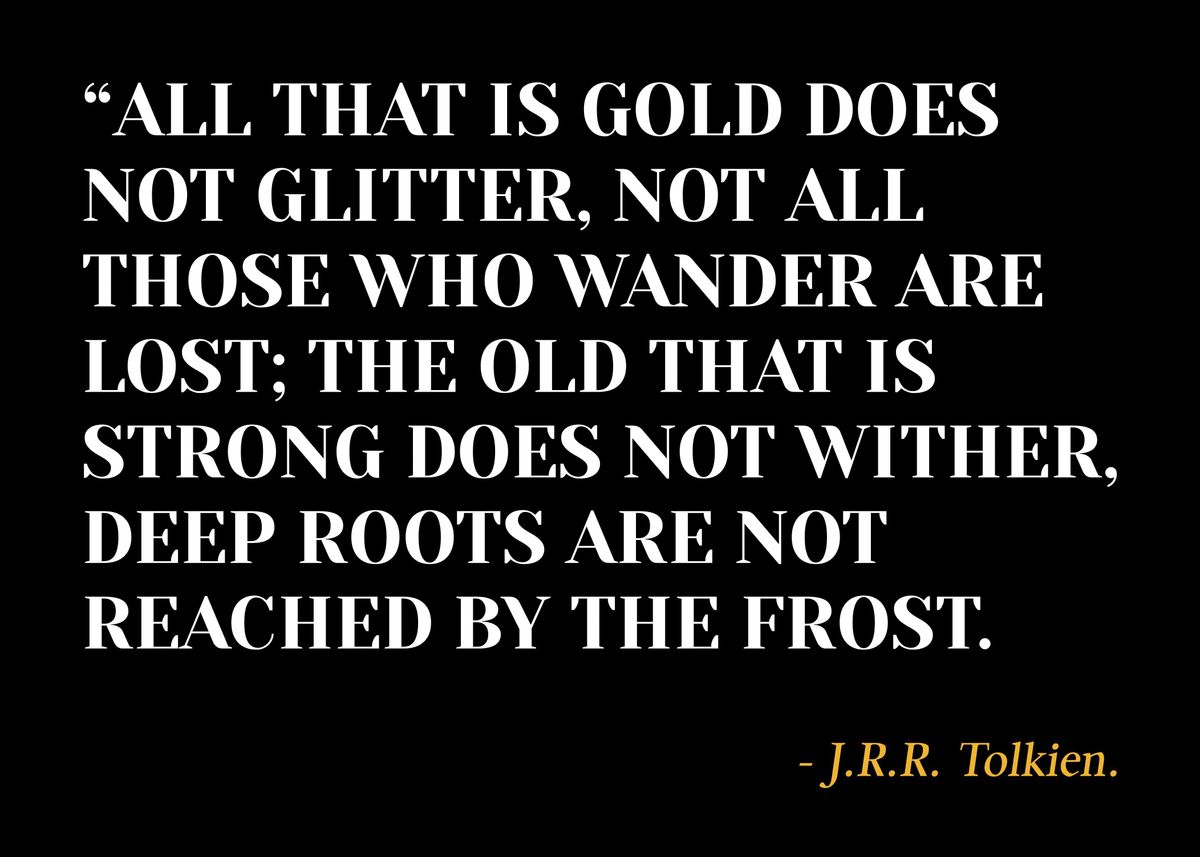 'JRR Tolkien quotes ' Poster, picture, metal print, paint by El Faqih ...