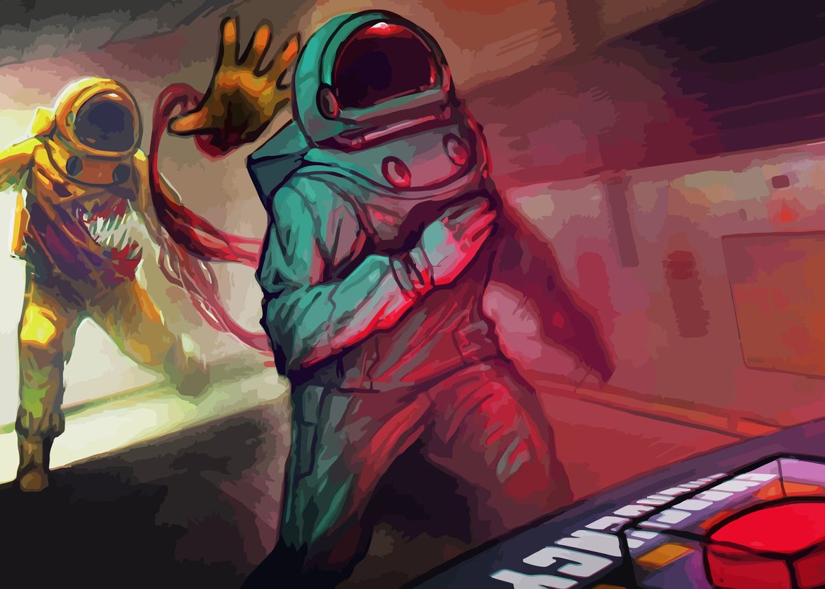 'Among Us Game' Poster, picture, metal print, paint by Avus Huel | Displate