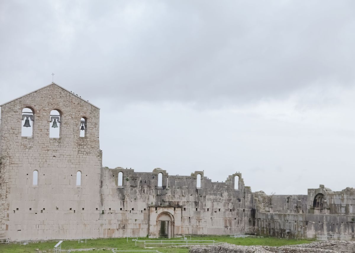 'Incompiuta Church Matera e' Poster, picture, metal print, paint by ...