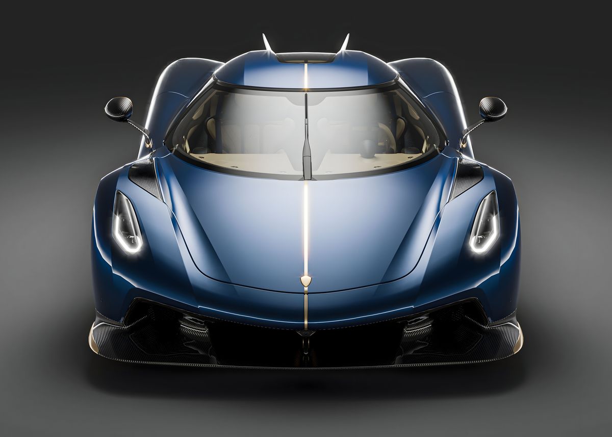 'KOENIGSEGG JESKO ABSOLUT' Poster, picture, metal print, paint by Nex ...