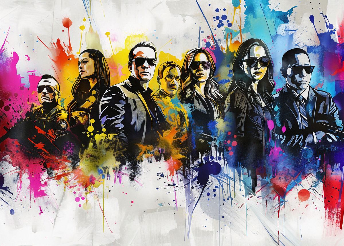 'Guardians of the Shield' Poster, picture, metal print, paint by Kaye ...