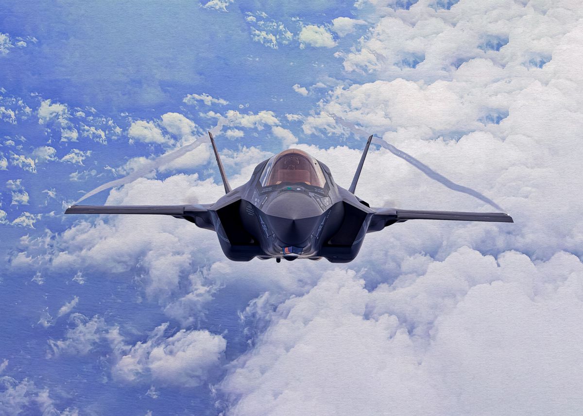 'Lockheed Martin F-35' Poster, picture, metal print, paint by Lee Rocks ...