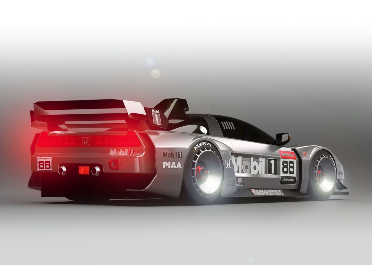 'HONDA NSX NA1 GT RESTOMOD' Poster, picture, metal print, paint by Osh ...