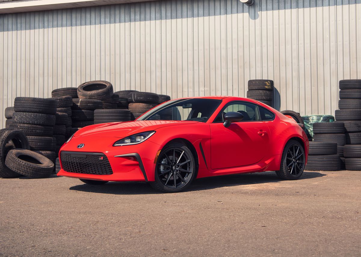 'Toyota GR86' Poster, picture, metal print, paint by Ma Chan | Displate