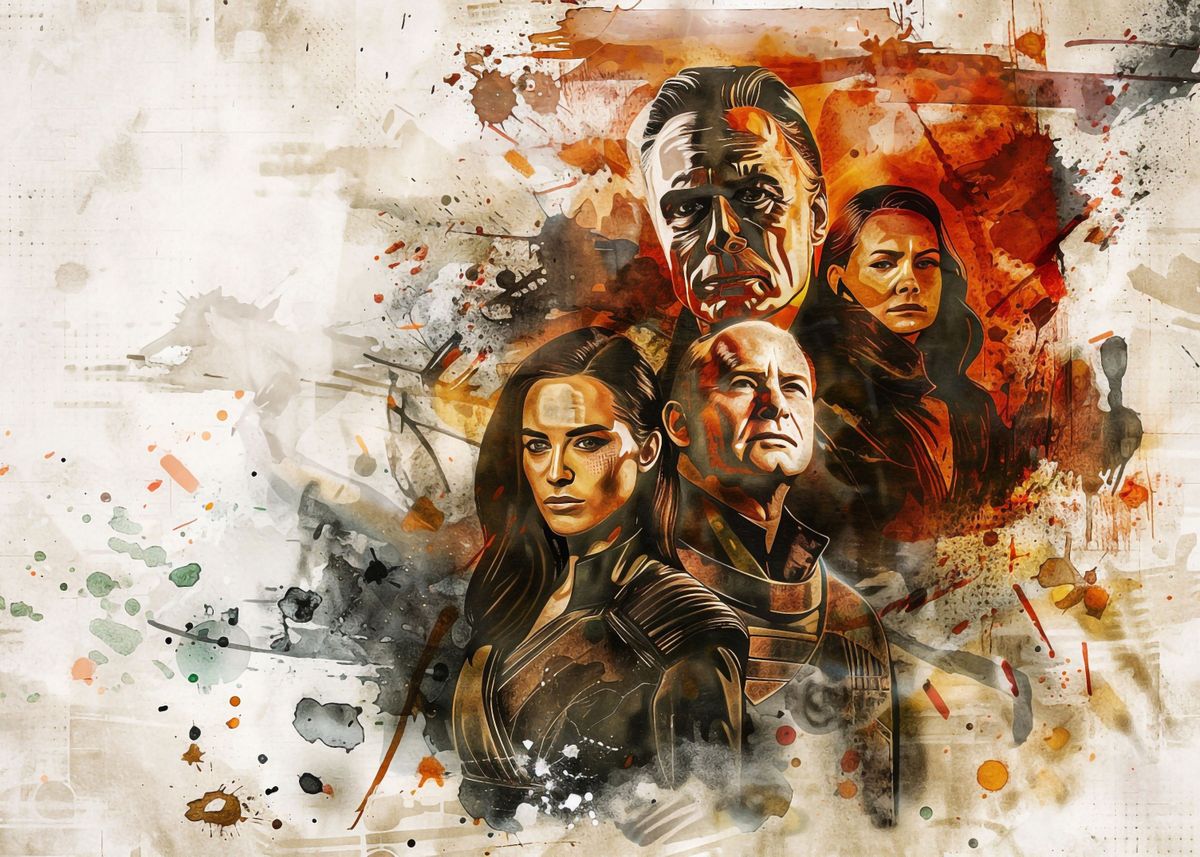 'The Saga of Babylon 5' Poster, picture, metal print, paint by Jeffery ...