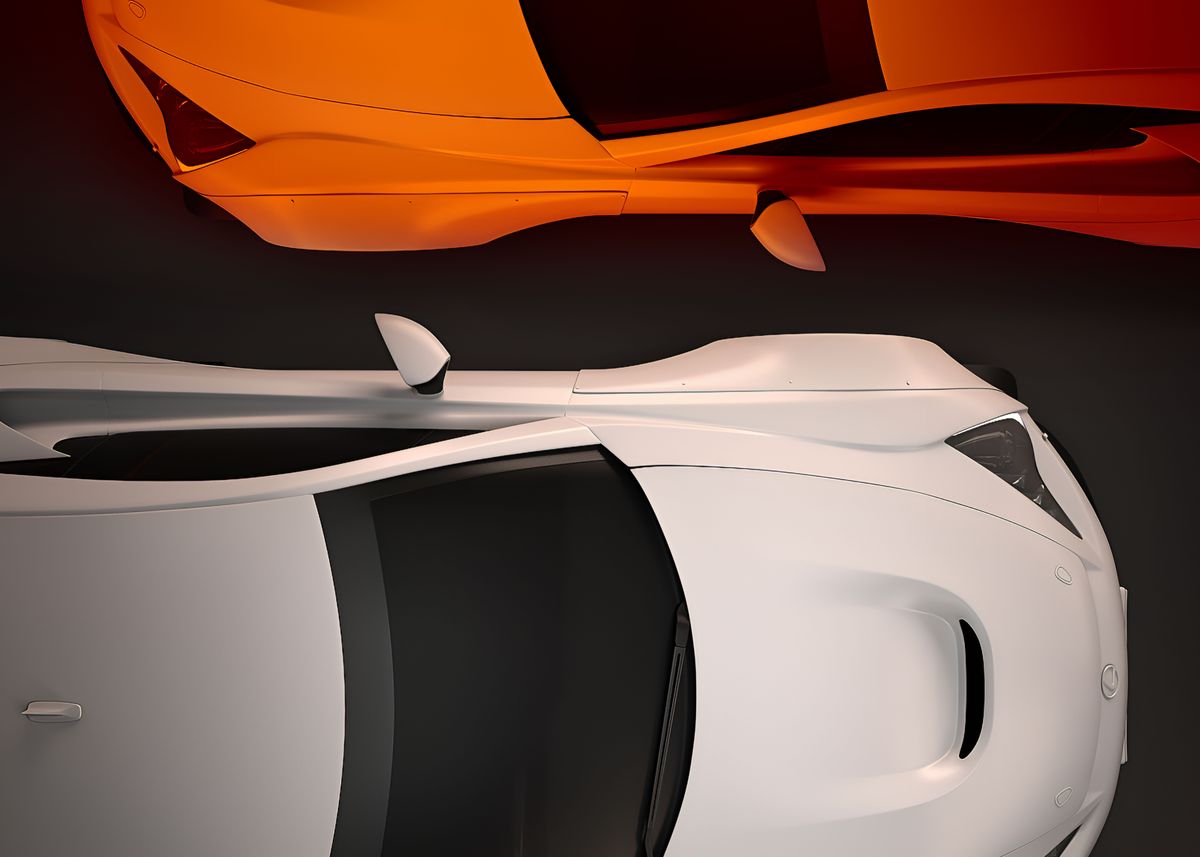 'YIN YANG LEXUS LFA' Poster, picture, metal print, paint by Nex Project ...