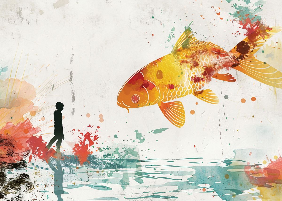 'Big Fish Adventure Classic' Poster, picture, metal print, paint by ...