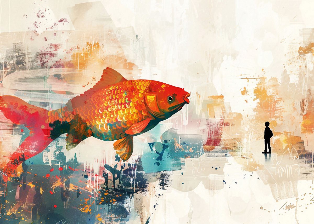 'Enchanting Big Fish Movie ' Poster, picture, metal print, paint by ...