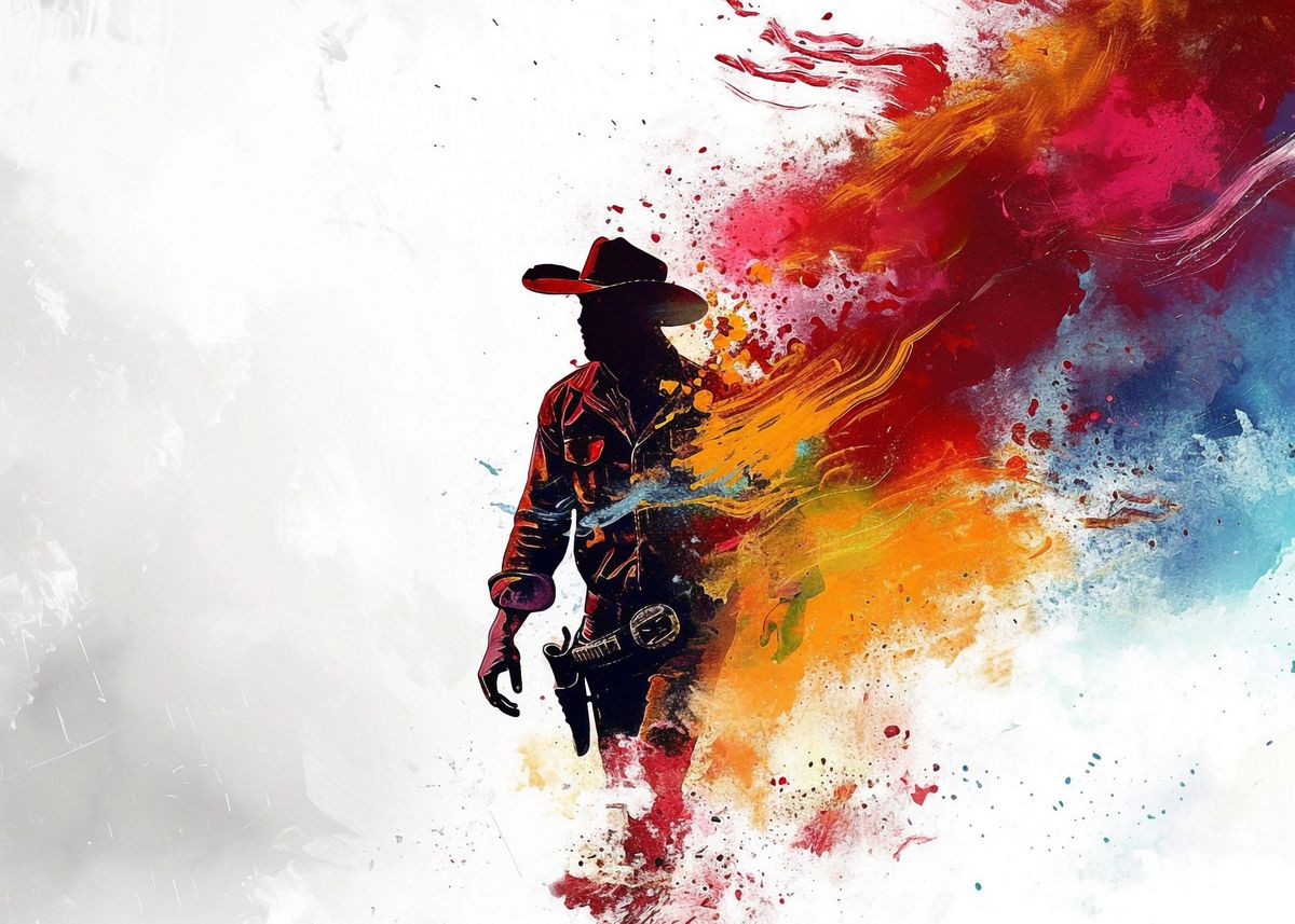 'Blazing Saddles' Poster, picture, metal print, paint by Kaye Luca ...