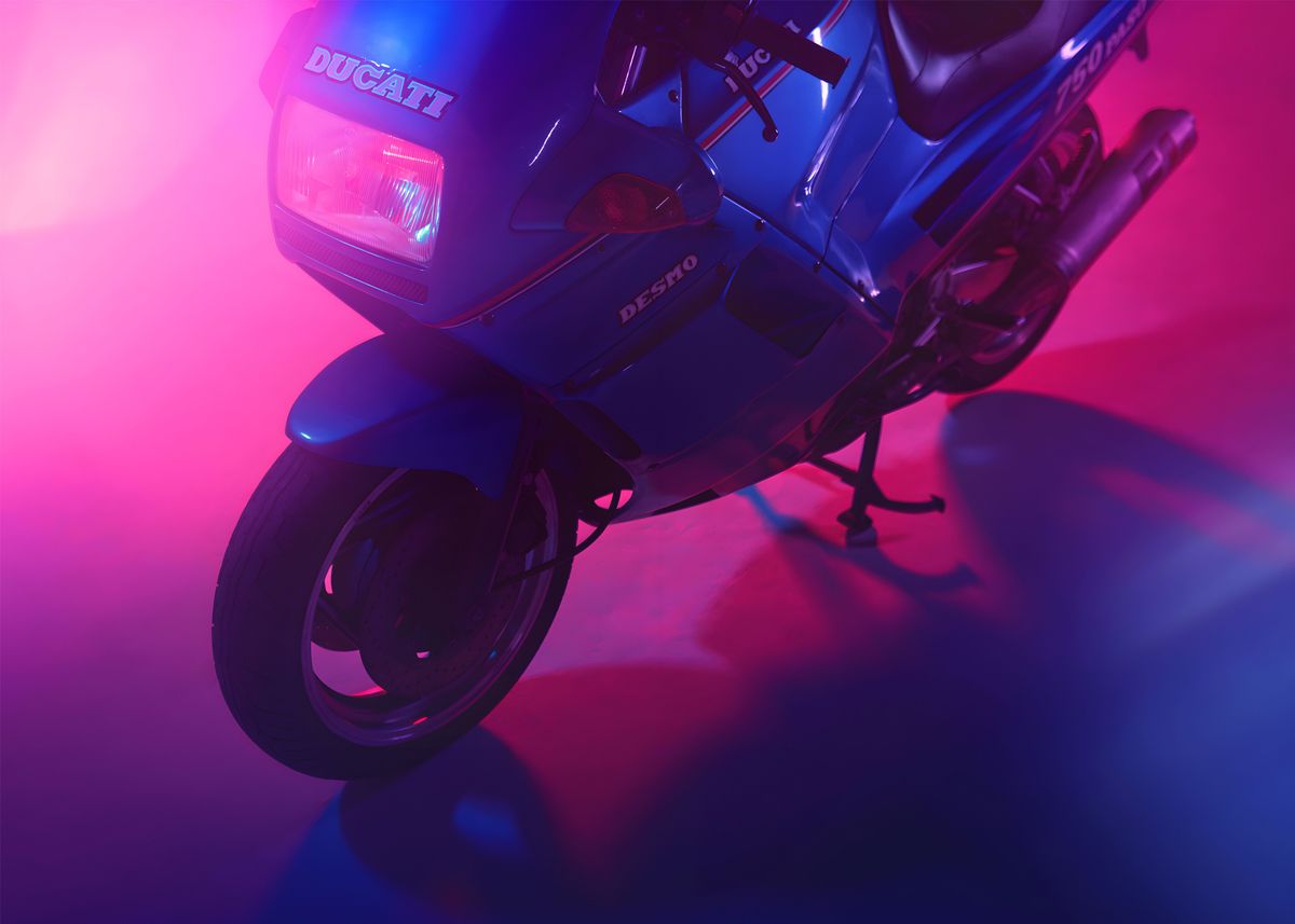 'PURPLE HAZE DUCATI PASO' Poster, picture, metal print, paint by Nex ...
