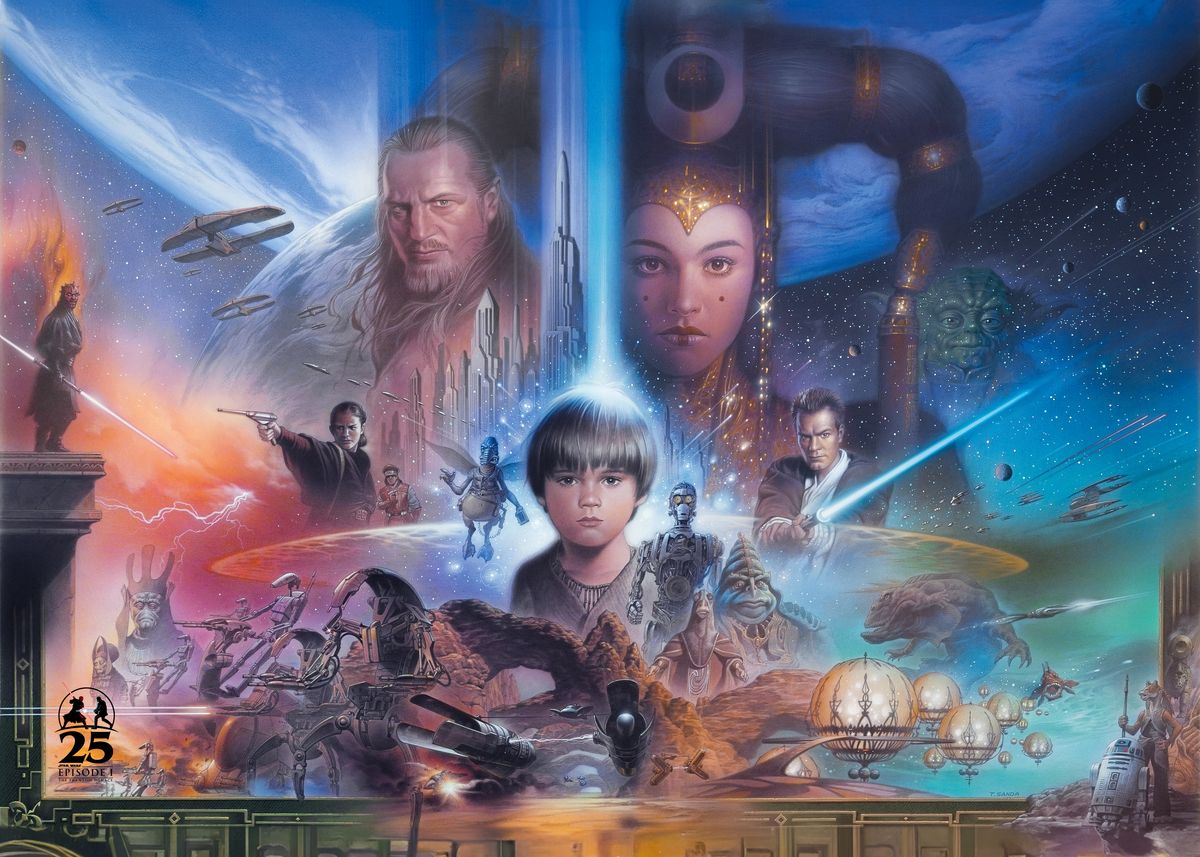 'Episode I Poster' Poster, picture, metal print, paint by Star Wars ...