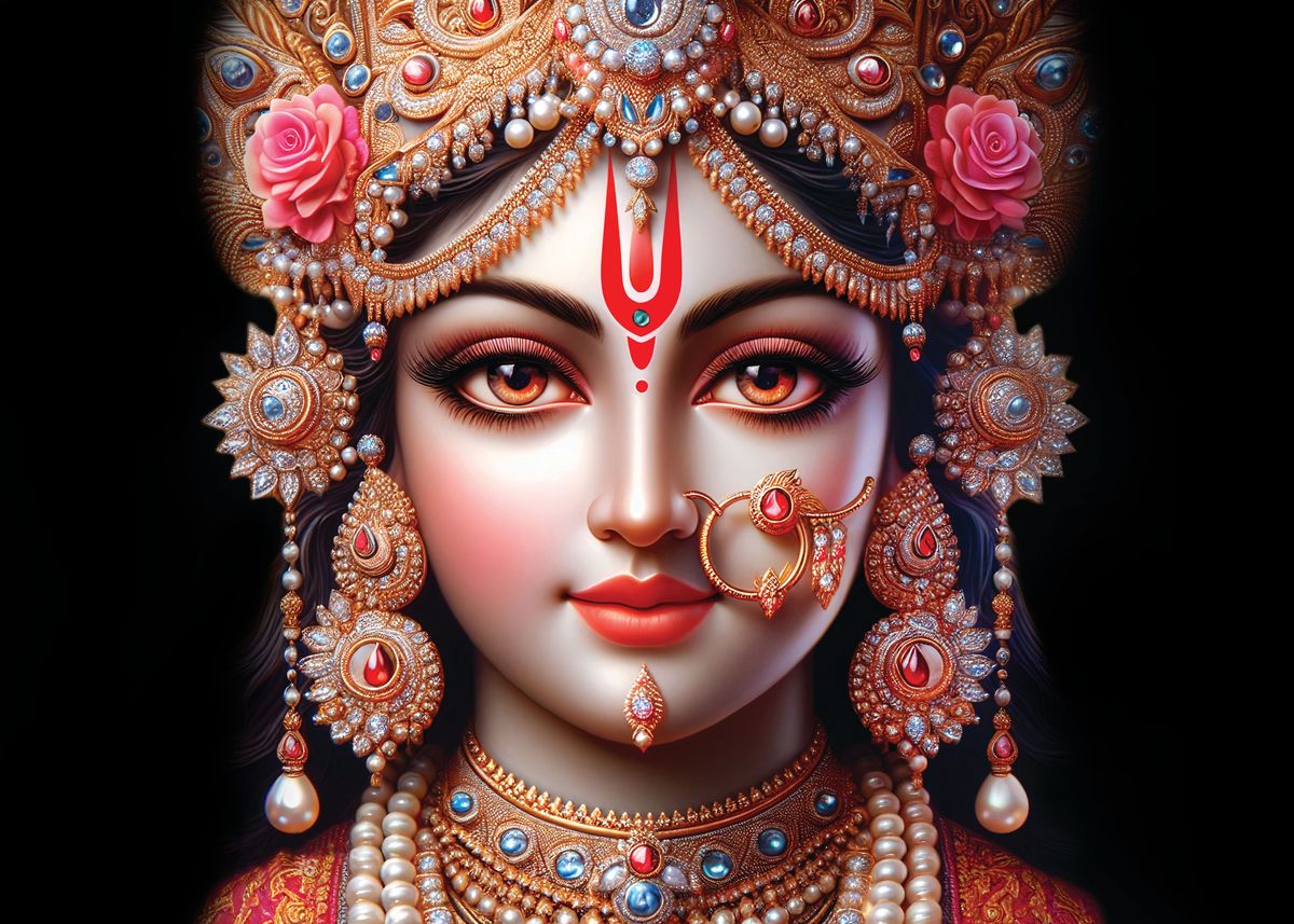 'GODDESS' Poster, picture, metal print, paint by VIVEK KANSARA | Displate