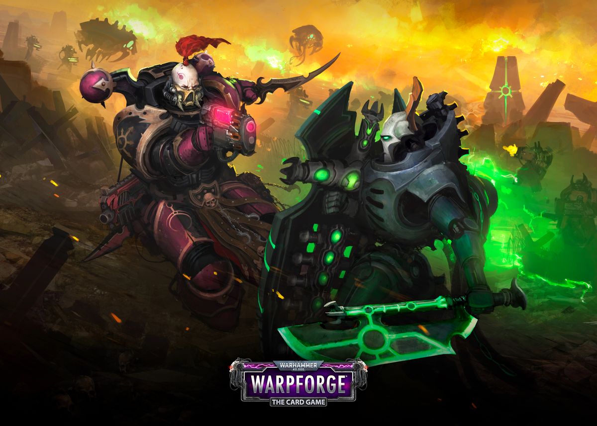 'Warpforge Key Art 1' Poster, picture, metal print, paint by Warhammer | Displate