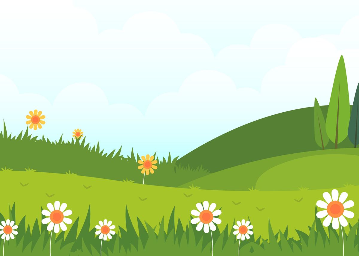 'Floral Landscape' Poster, picture, metal print, paint by Creativity ...