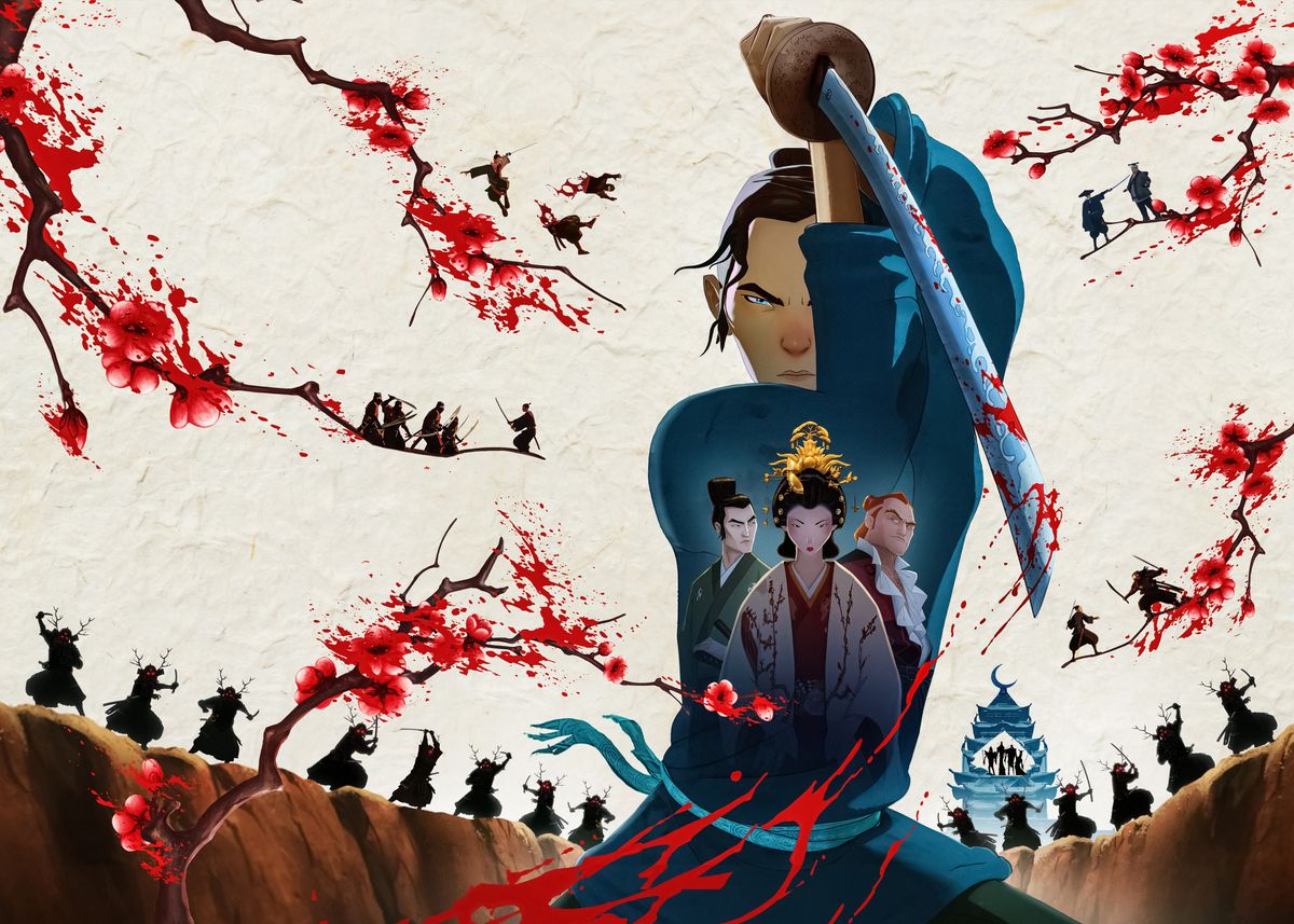 'Blue Eye Samurai' Poster, picture, metal print, paint by Blue Eye ...