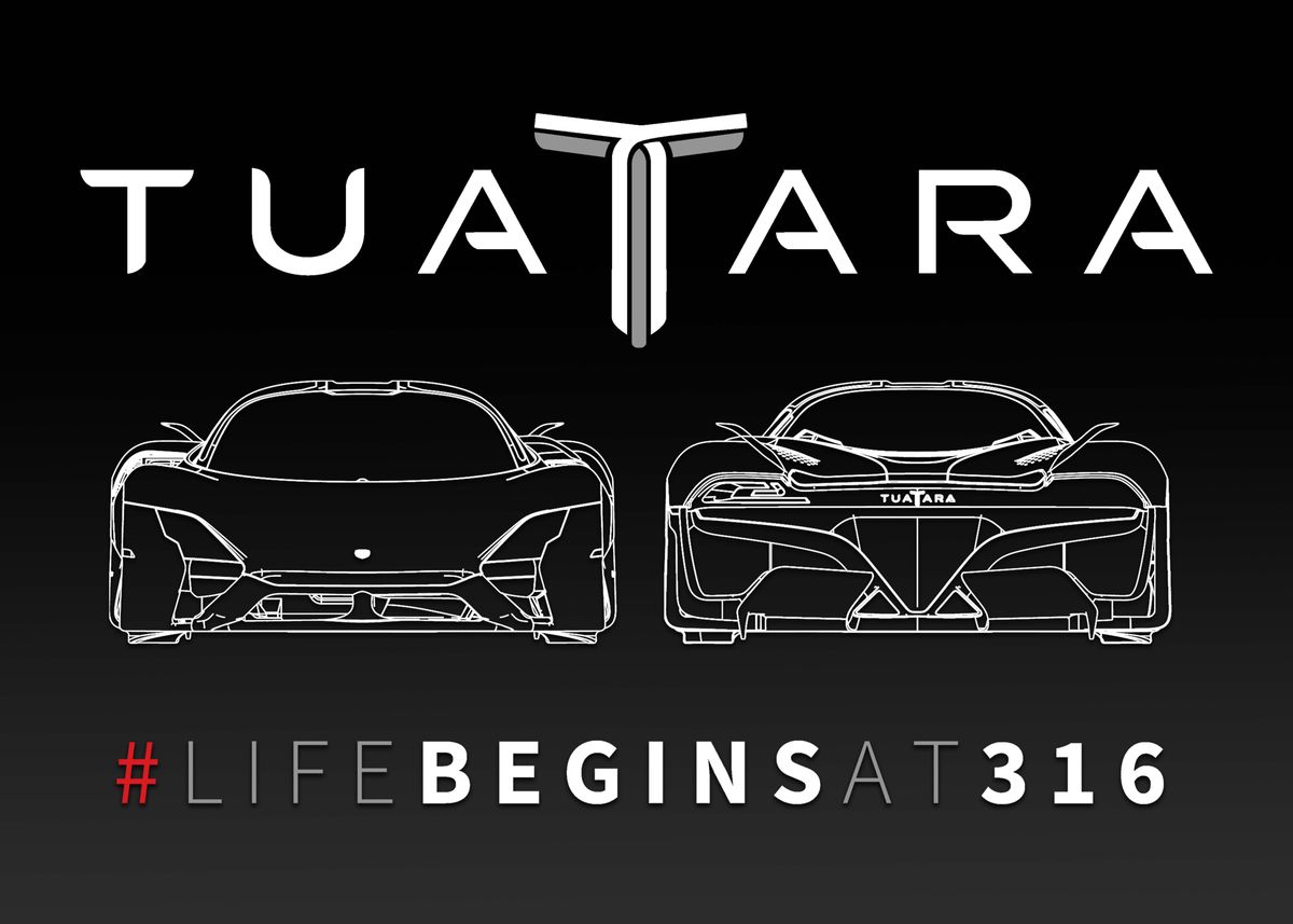 'SSC Tuatara' Poster, picture, metal print, paint by Rhinto Pow | Displate