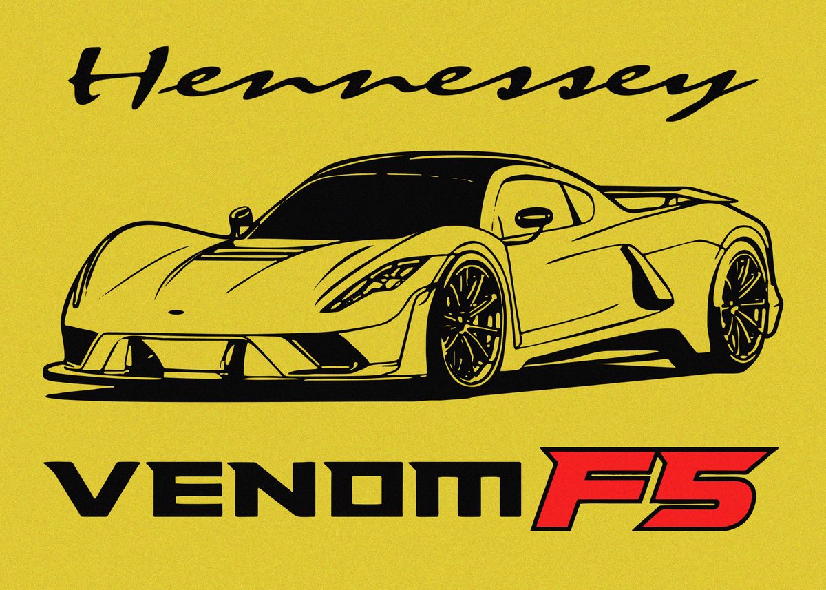 'Venom F5' Poster, picture, metal print, paint by Rhinto Pow | Displate