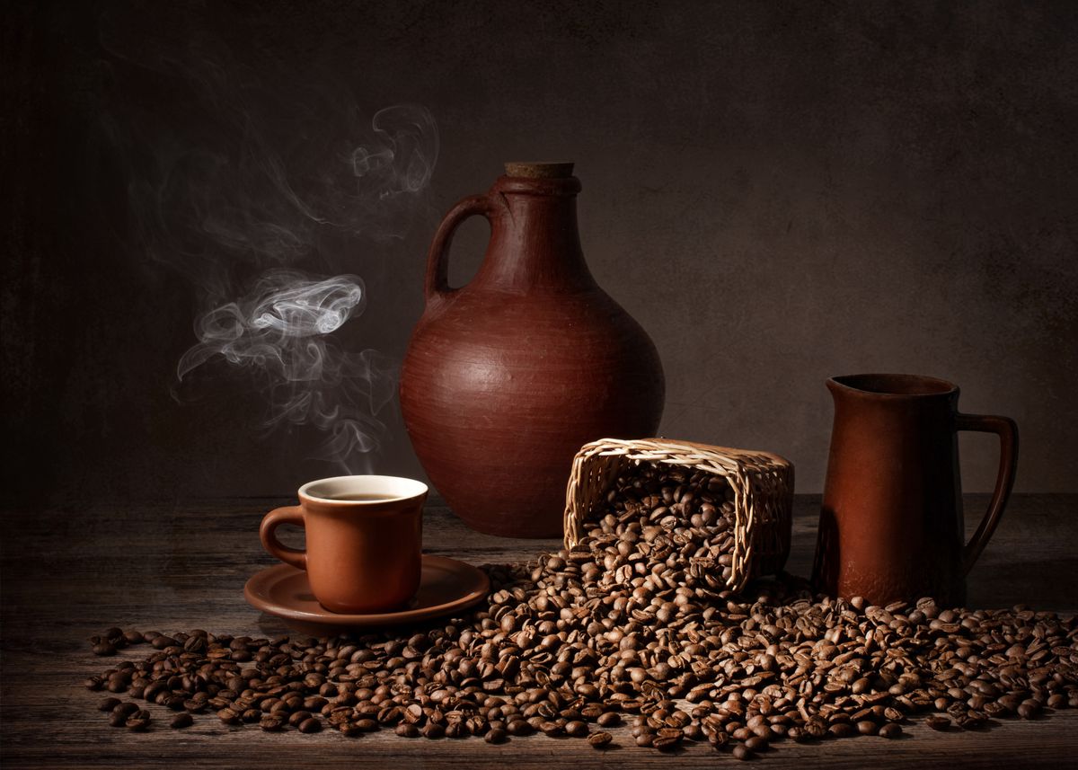 'Fresh coffee' Poster, picture, metal print, paint by World Class ...