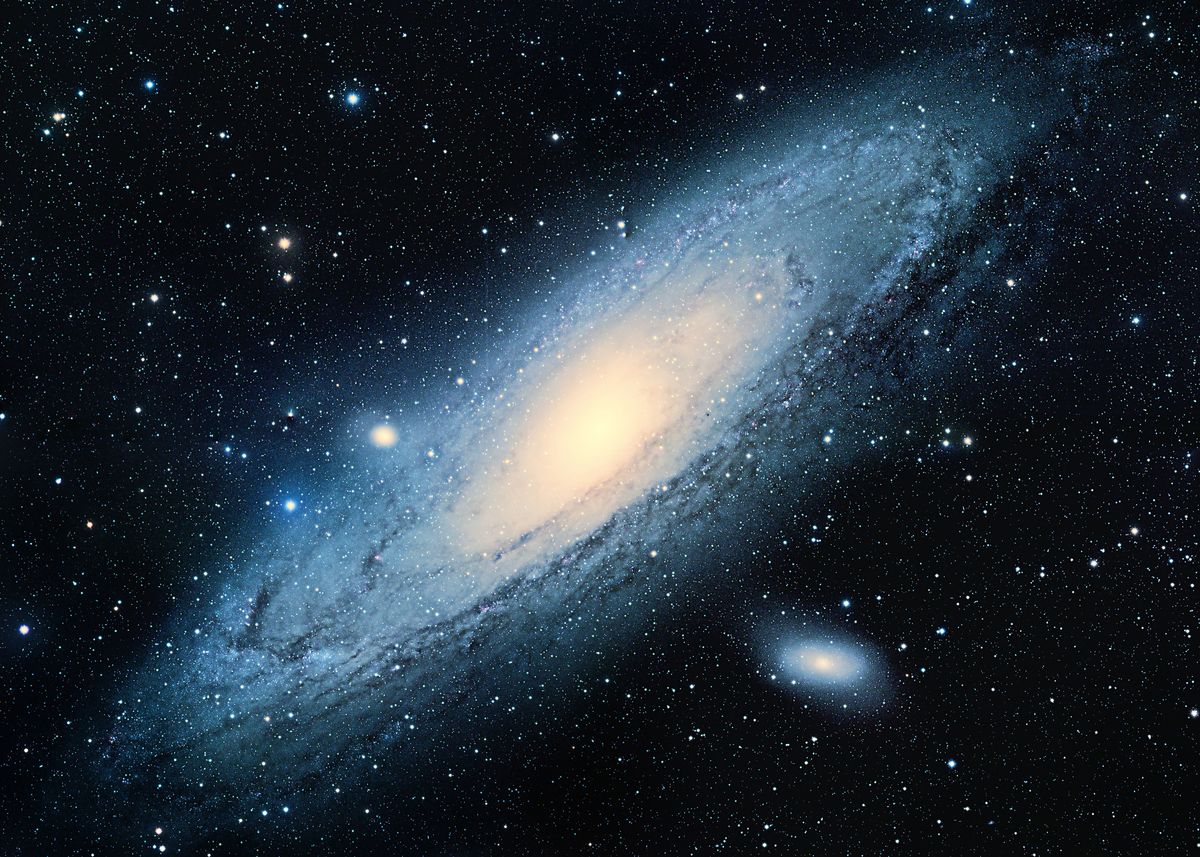 'Andromeda Galaxy' Poster, picture, metal print, paint by World Class ...
