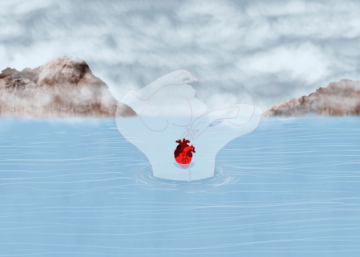 'Invisible woman' Poster, picture, metal print, paint by Elisa Roselli ...