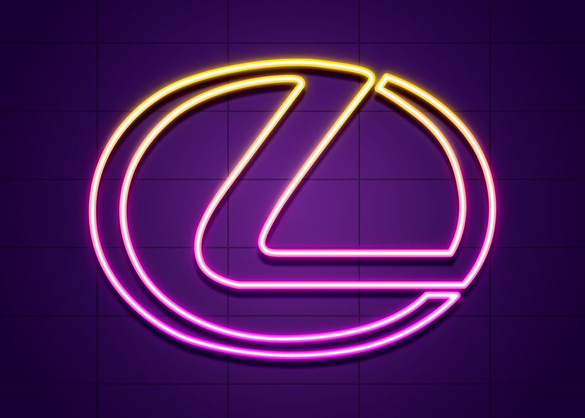 'lexus neon poster' Poster, picture, metal print, paint by capture art ...