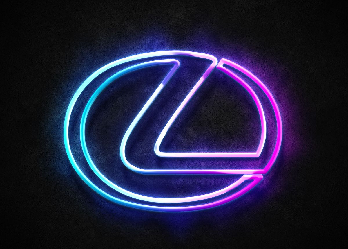 'lexus neon poster' Poster, picture, metal print, paint by capture art ...