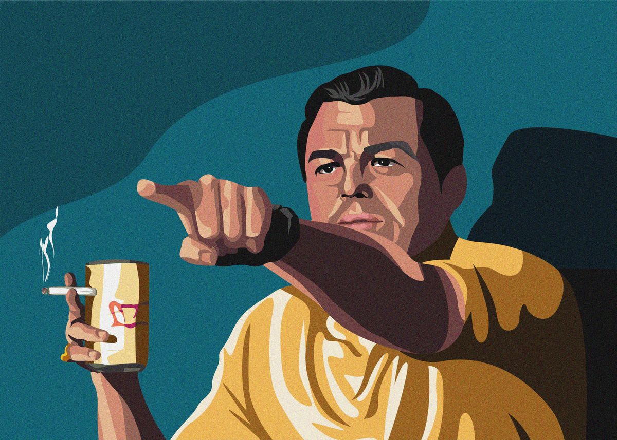 'leo biting meme' Poster, picture, metal print, paint by Ziartz Poster ...