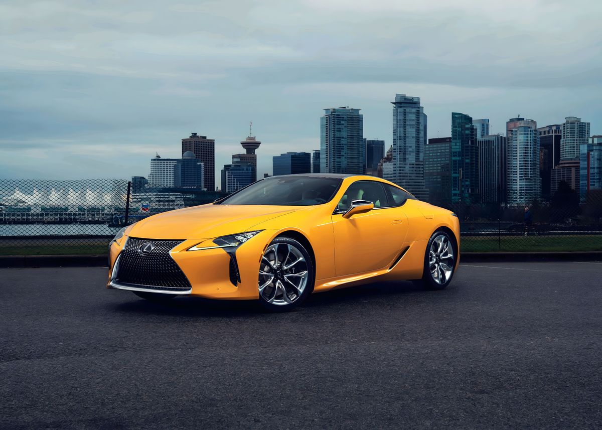 'Lexus LC 500' Poster, picture, metal print, paint by Horror Cars ...