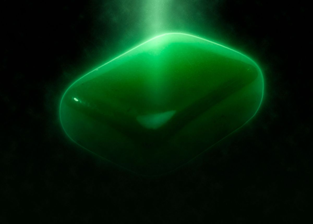 'Jade Semiprecious Gemstone' Poster, picture, metal print, paint by ...