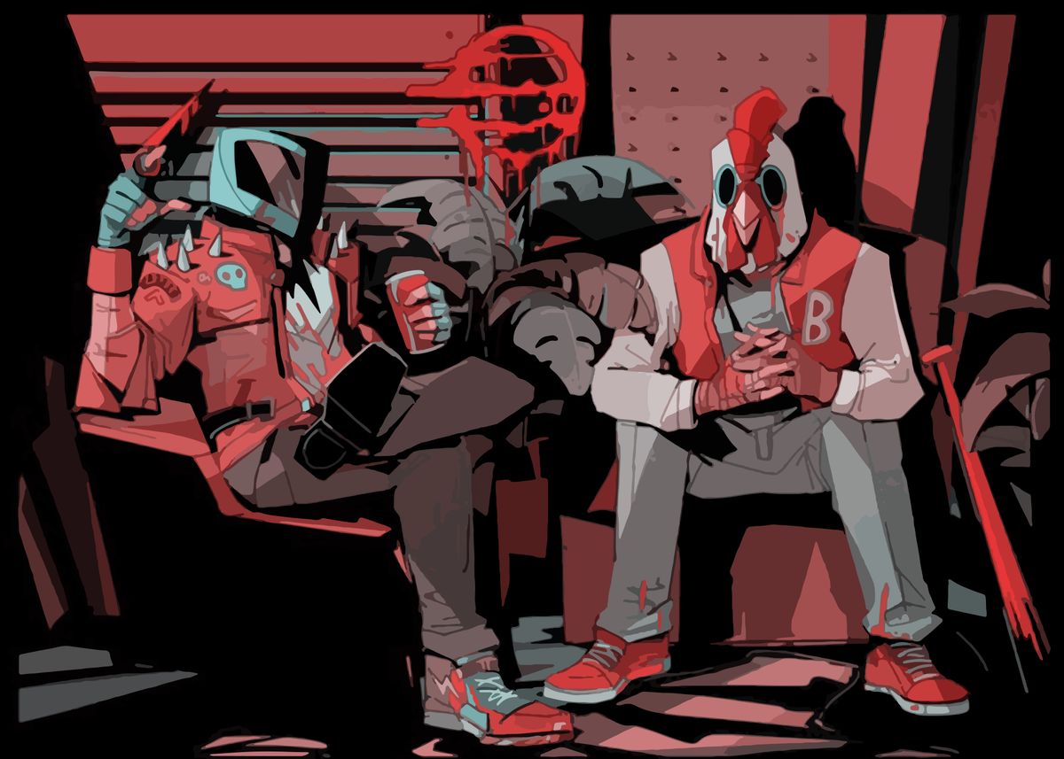 'Hotline Miami' Poster, picture, metal print, paint by albran karan ...