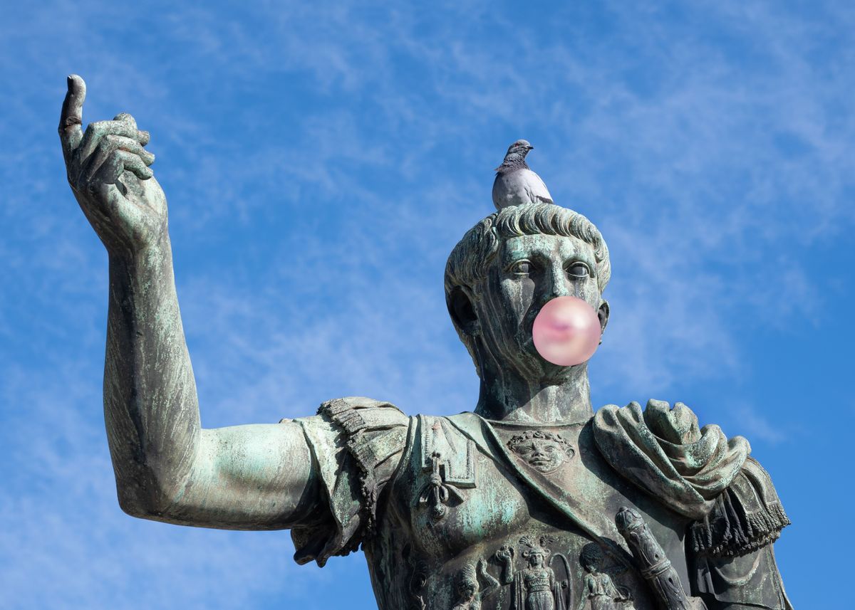 'Roman Imperator' Poster, picture, metal print, paint by Petra Lederer ...