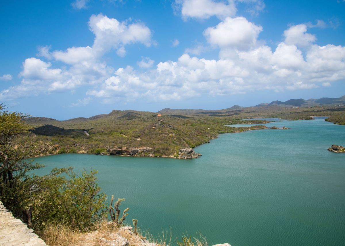 'Santa Martha Bay Curacao 1' Poster, picture, metal print, paint by ...