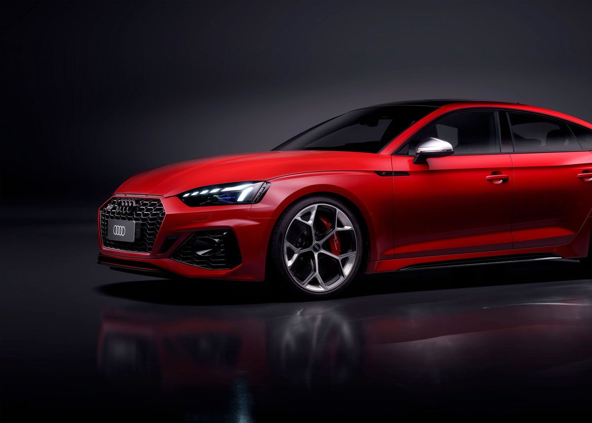 'Audi RS5' Poster, picture, metal print, paint by Supri GTR | Displate