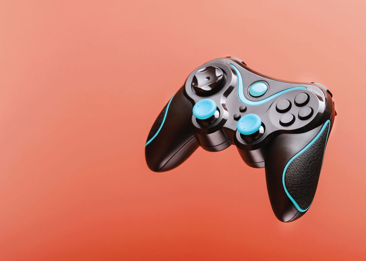 'Red COnsole Game' Poster, picture, metal print, paint by Takanome ...