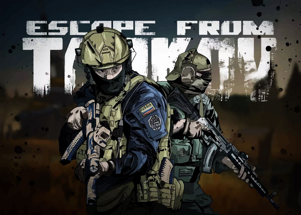 'escape from tarkov' Poster, picture, metal print, paint by Sadam nafis ...
